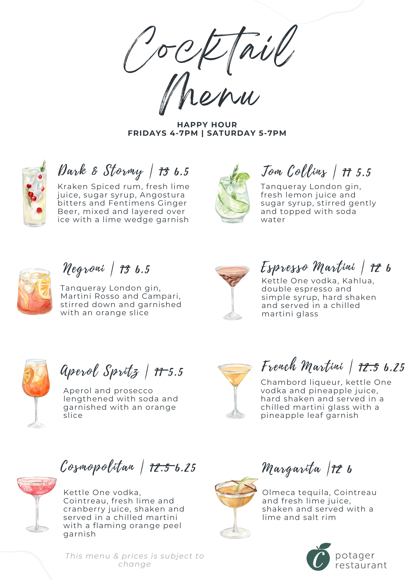 Happy Hour | Crouchers Orchards | Hotel, Restaurants & Estate